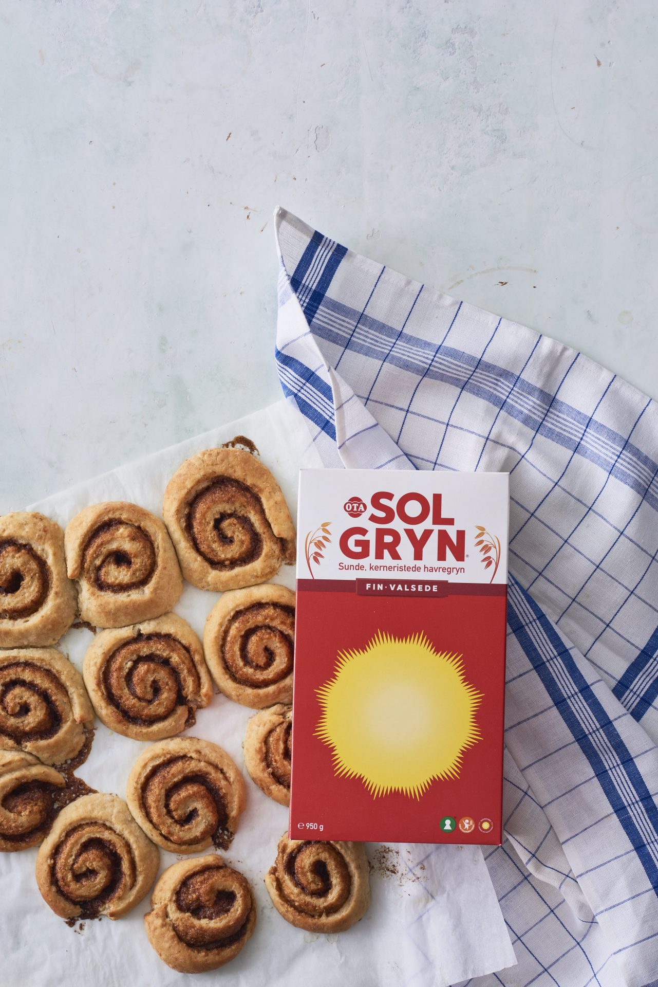Kanelsnegle med havregryn - OTA SOLGRYN